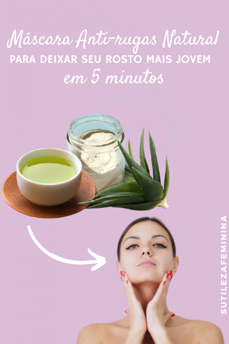 Essa máscara anti-rugas natural vai deixar seu rosto mais jovem em 5 ...