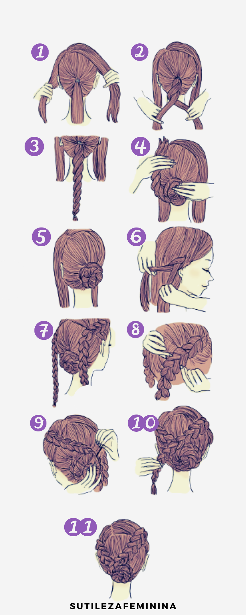 20 penteados super fofos e fáceis que qualquer um consegue fazer