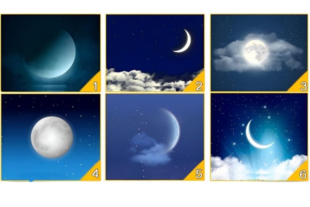 A lua que você escolher revelará qual é a coisa mais importante da sua vida