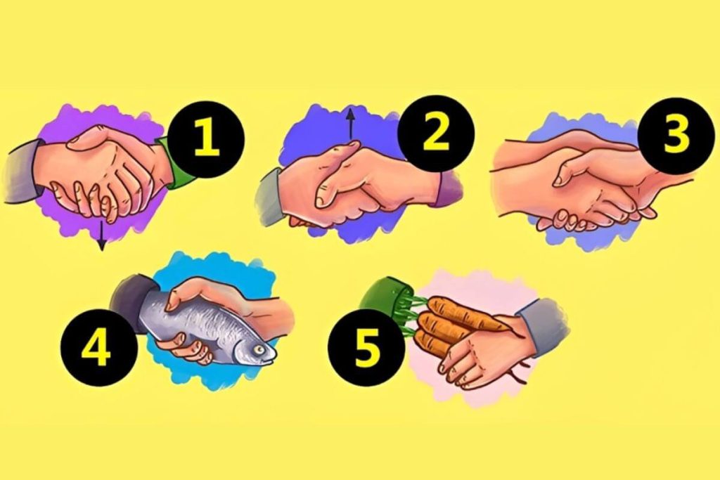 Diga como é seu aperto de mão e eu direi o que seu aperto de mão revela ...